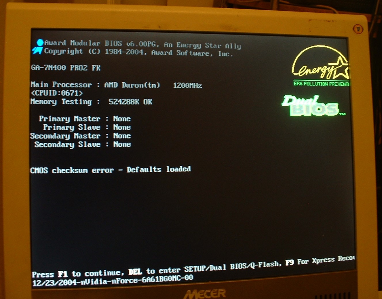 Motherboards - GA-7N400 Pro2 Socket 462 AMD Motherboard was sold for ...